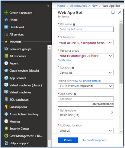 Building A Microsoft Azure Bot Framework Tutorial